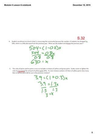 Module 4 lesson 6 | PDF
