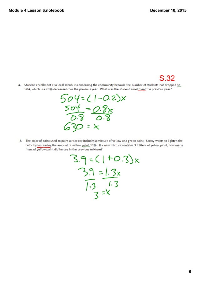 Module 4 lesson 6 | PDF