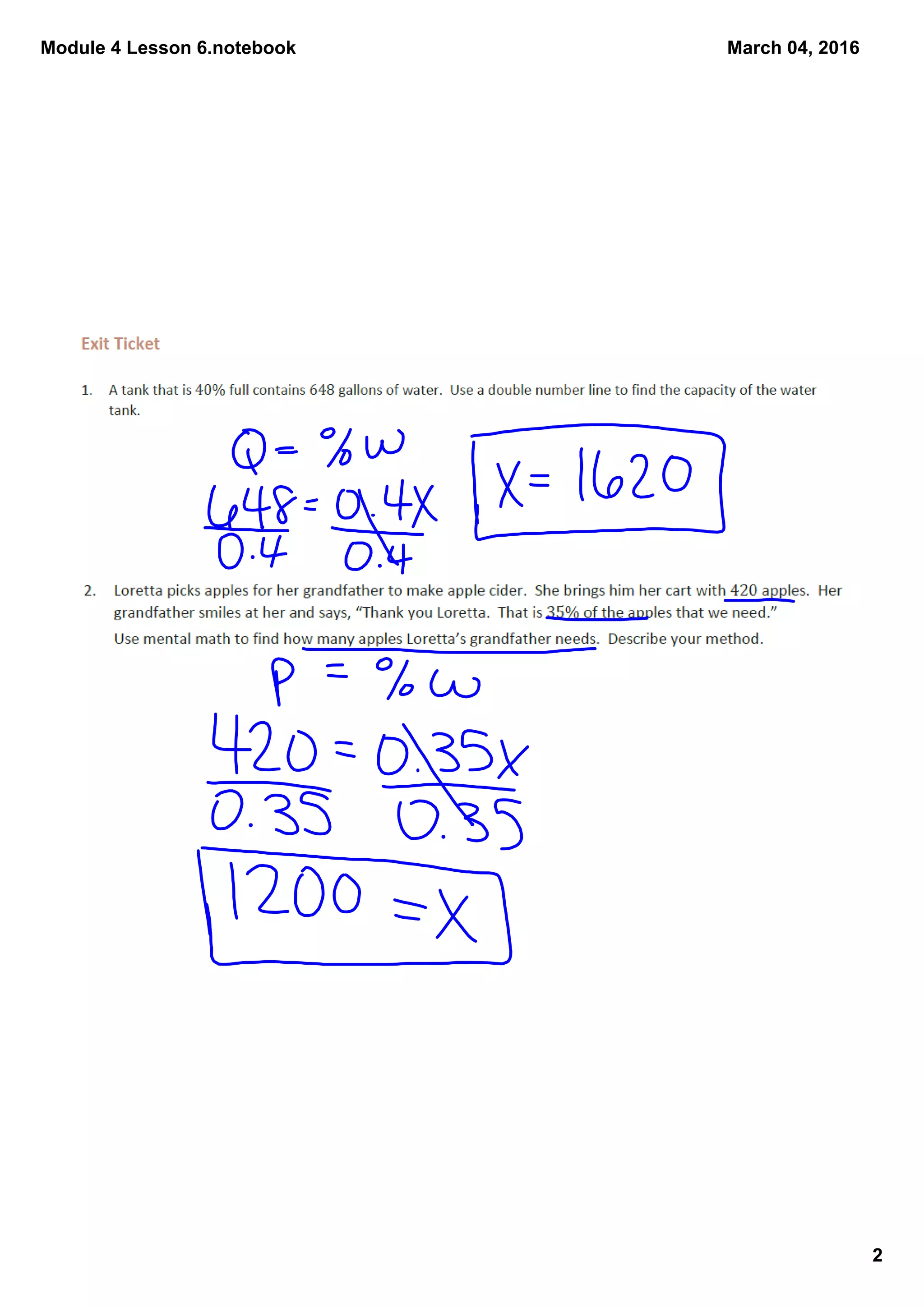 Module 4 lesson 6 | PDF