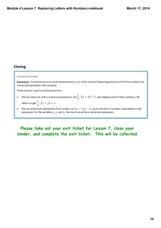 Module 4 lesson 7 | PDF | Physics | Science
