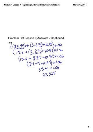 Module 4 lesson 7 | PDF | Physics | Science