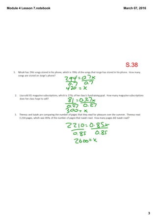 Module 4 lesson 7 | PDF