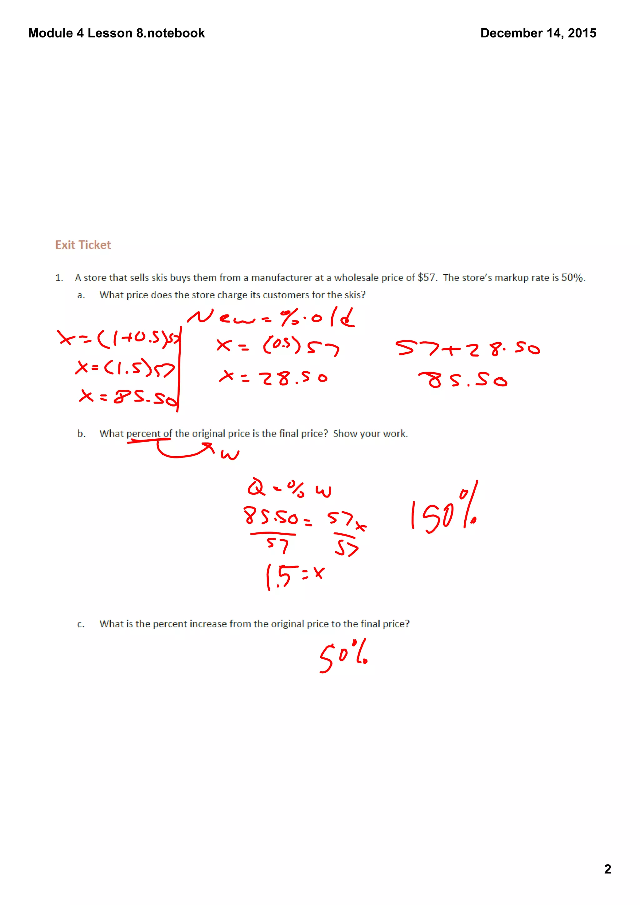 Module 4 lesson 8 | PDF | Educational Assessment | Education