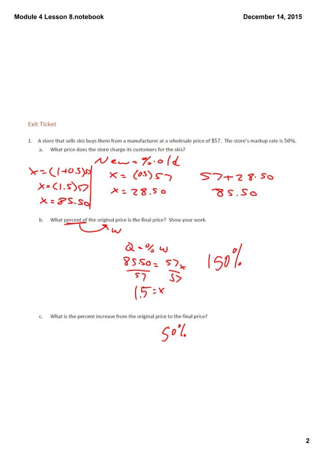 Module 4 lesson 8 | PDF | Educational Assessment | Education