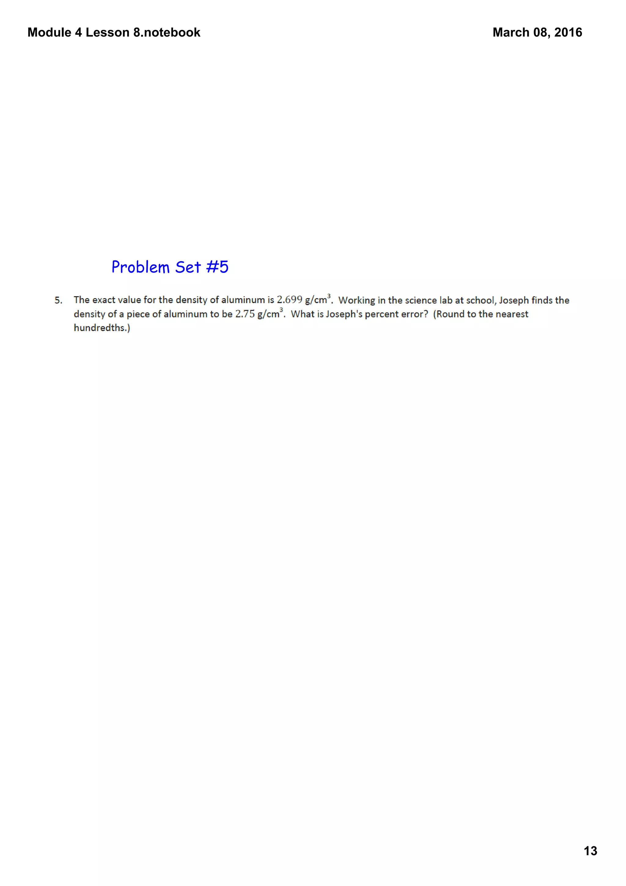 Module 4 lesson 8 | PDF