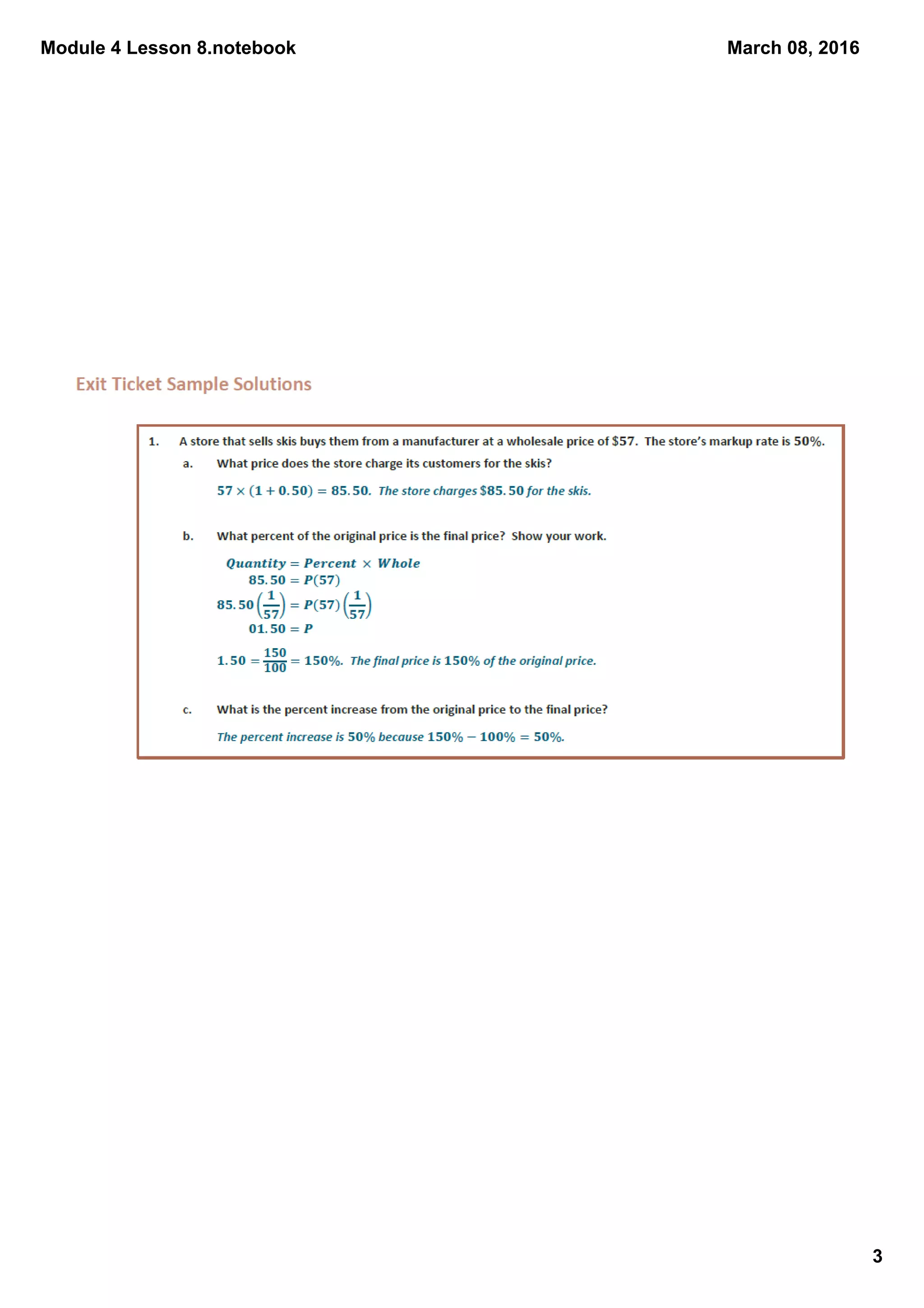 Module 4 lesson 8 | PDF