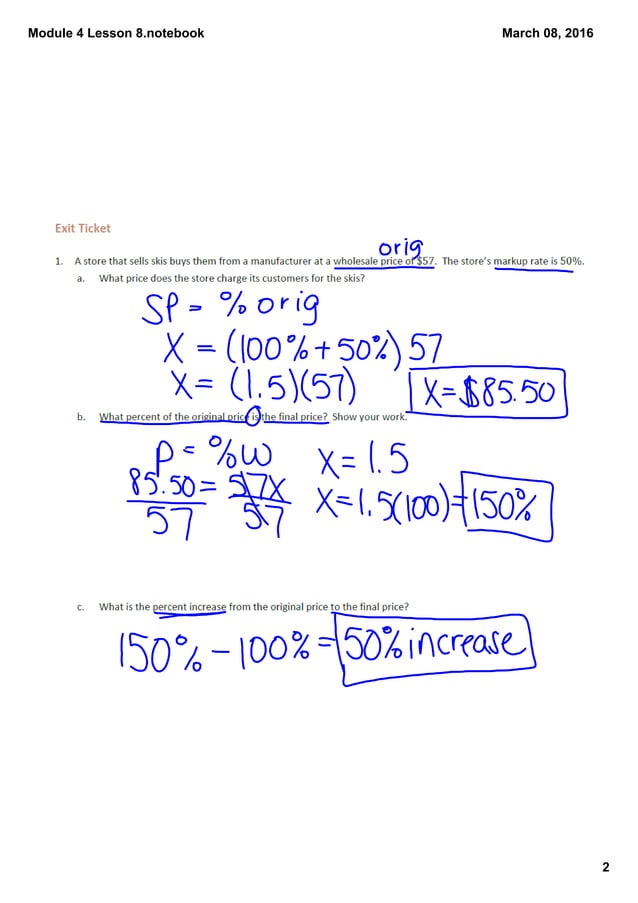 Module 4 lesson 8 | PDF