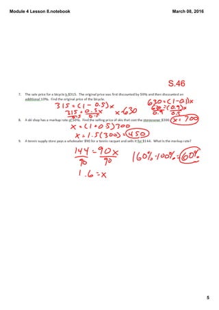 Module 4 lesson 8 | PDF