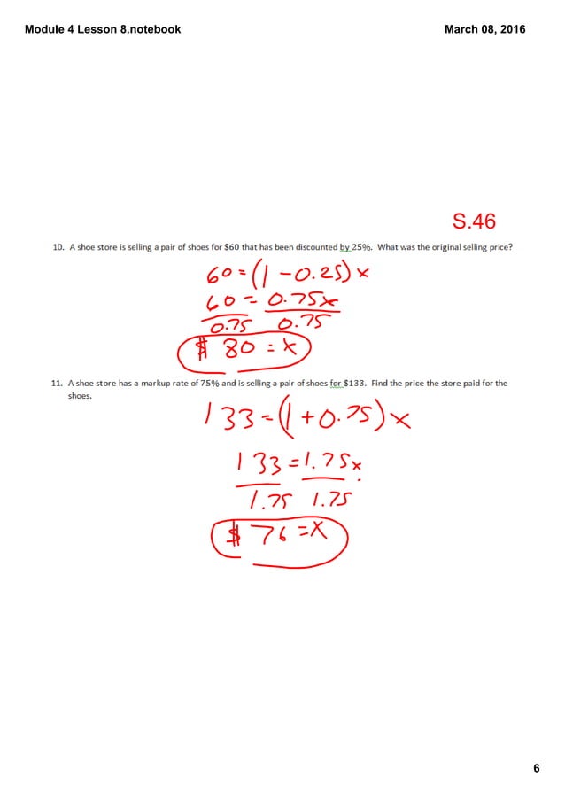 Module 4 lesson 8 | PDF