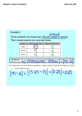 Module 4 lesson 8 | PDF