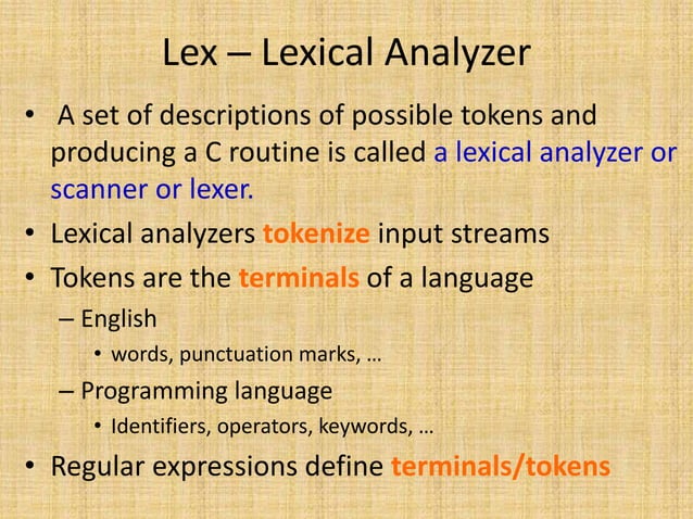 Module4 lex and yacc.ppt