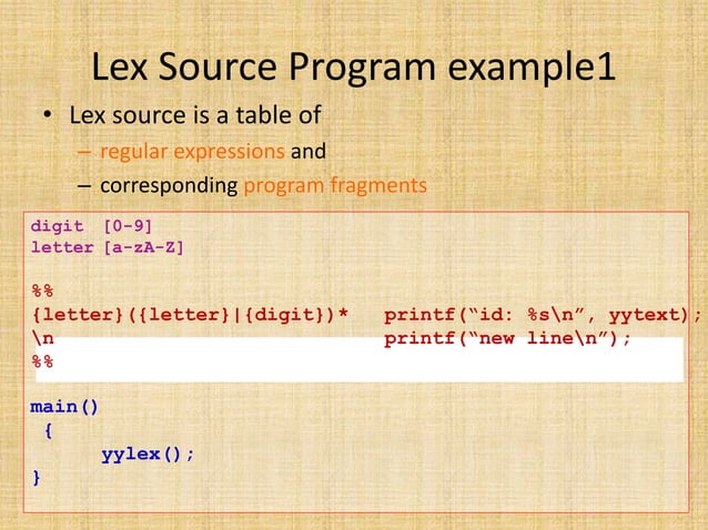 Module4 lex and yacc.ppt