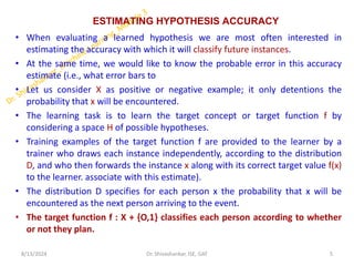 Module 4_Machine Learning_Evaluating Hyp | PDF