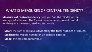 MODULE 4 MEASURES OF CENTRAL TENDENCY.pptx