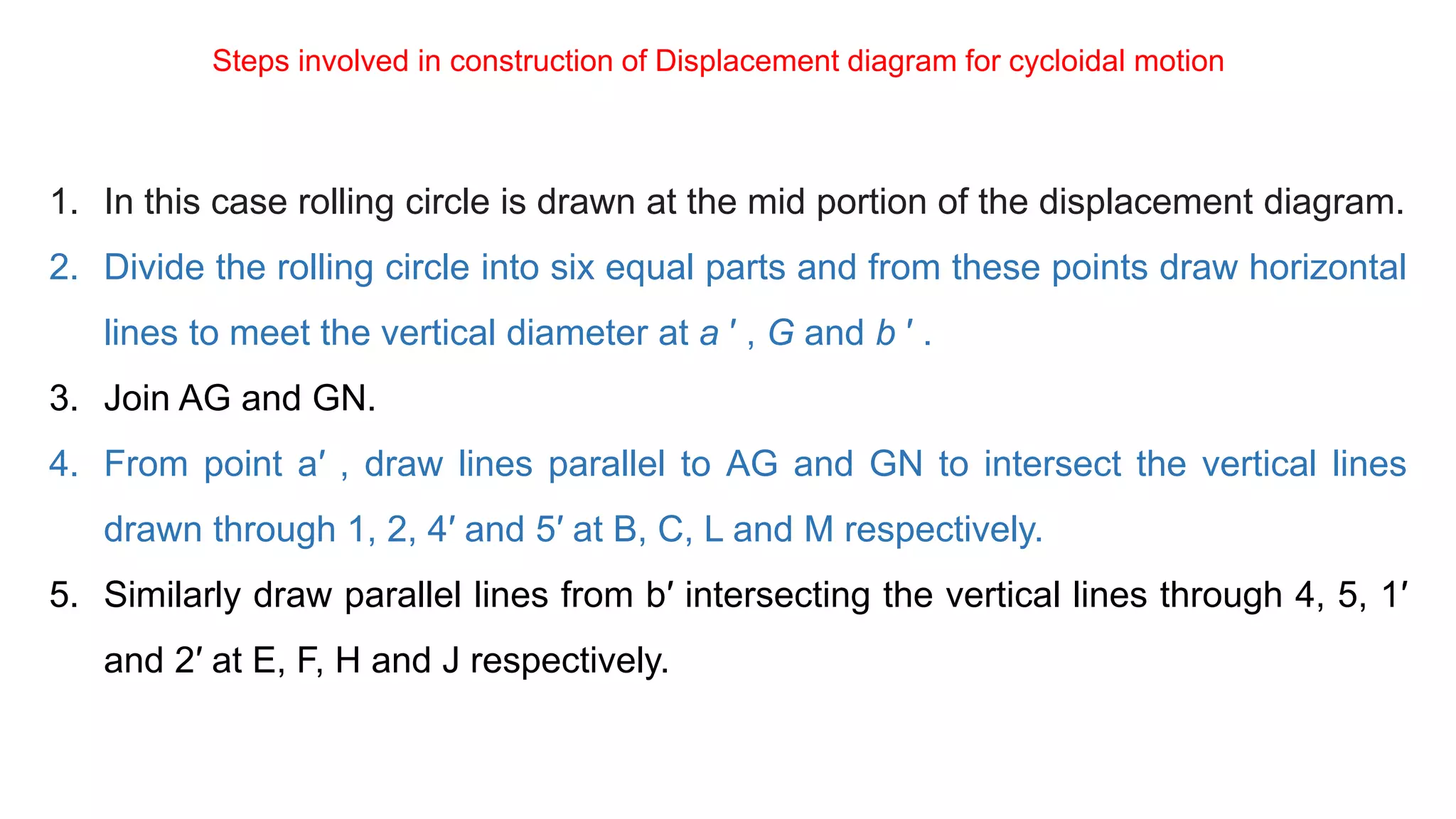 Module 4 numerical problems on cams - cycloidal motion | PPTX