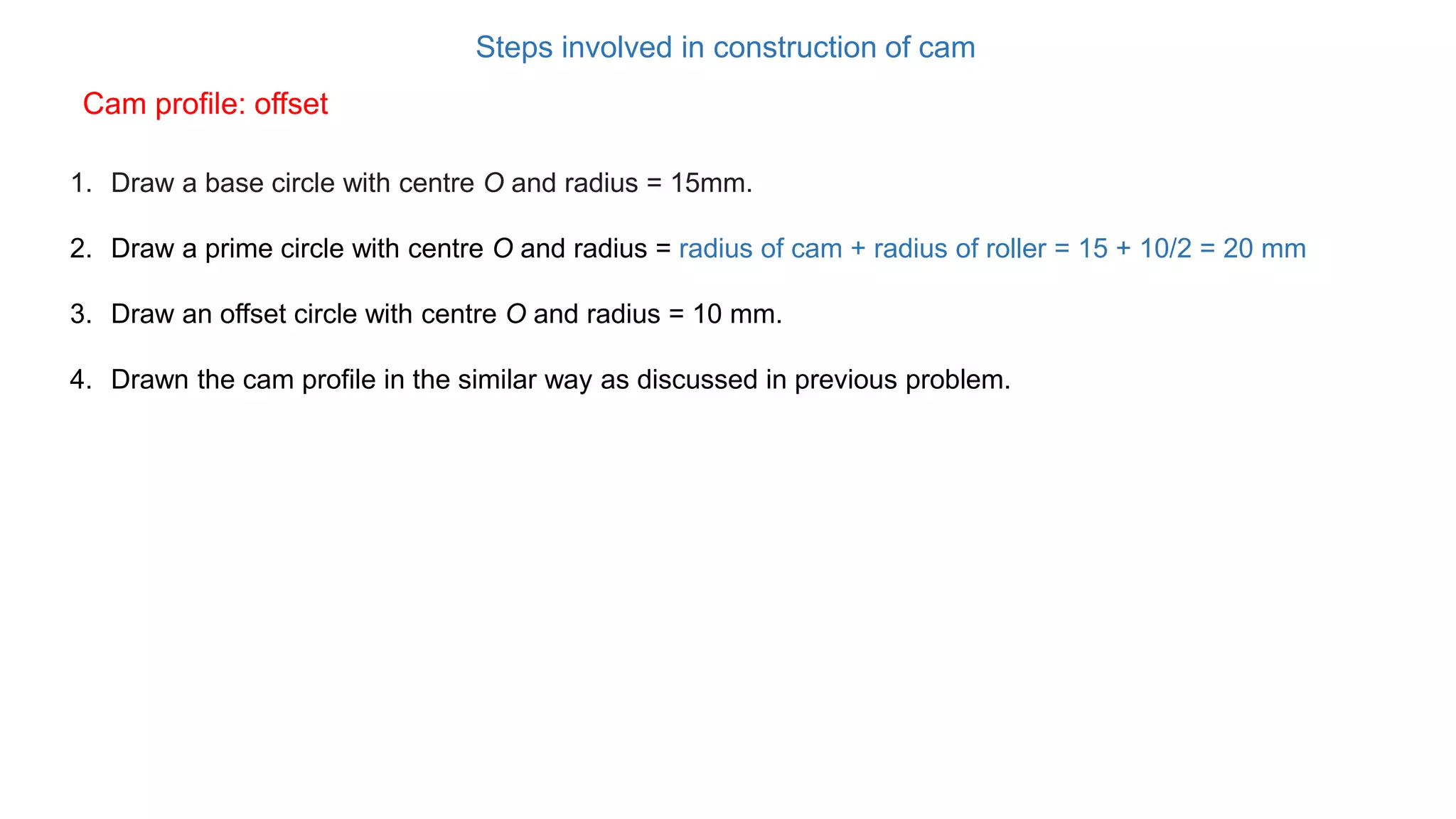 Module 4 numerical problems on cams - cycloidal motion | PPTX