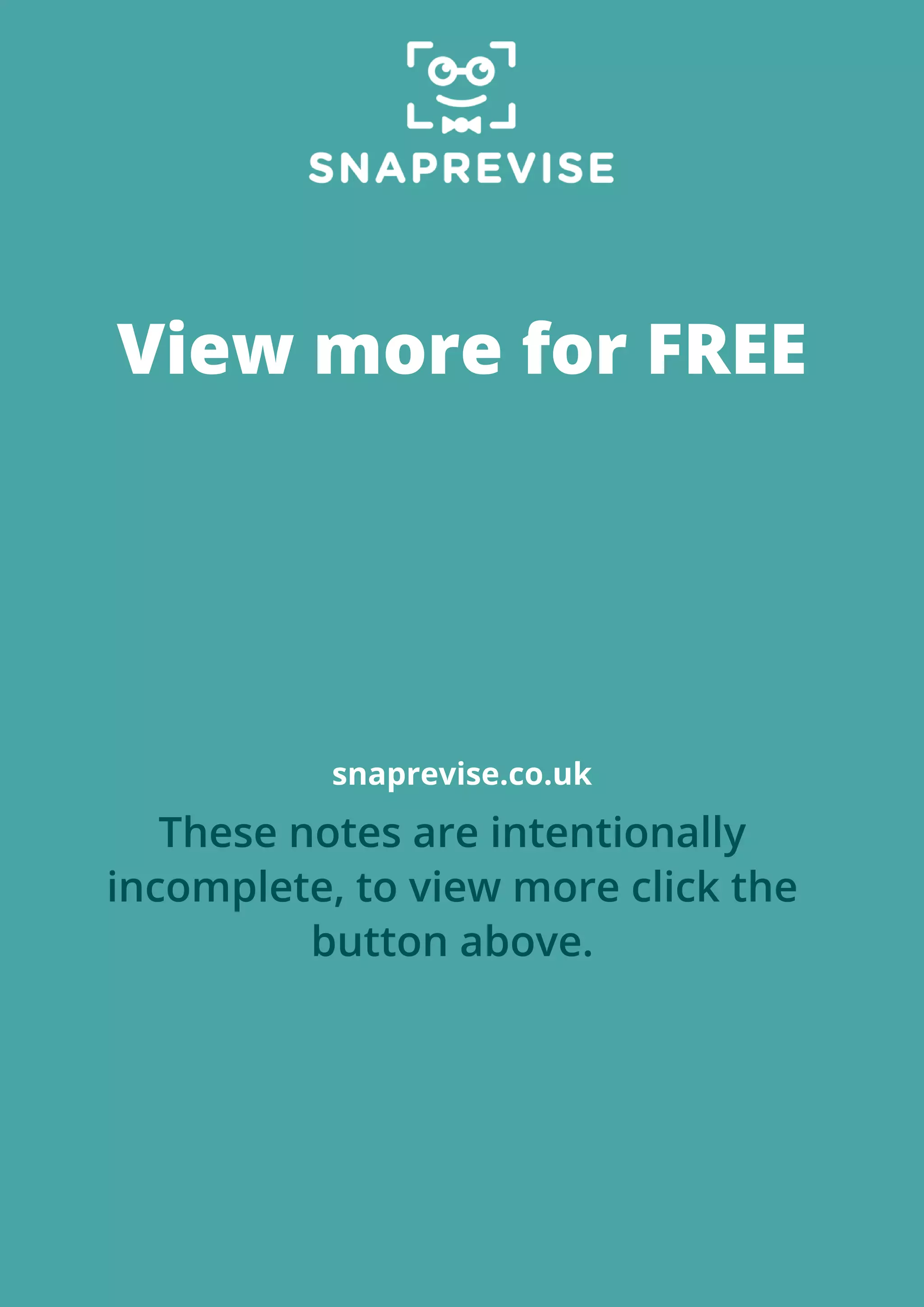 A-level OCR Biology Notes: Biodiversity, Evolution & Disease (Module 4 ...