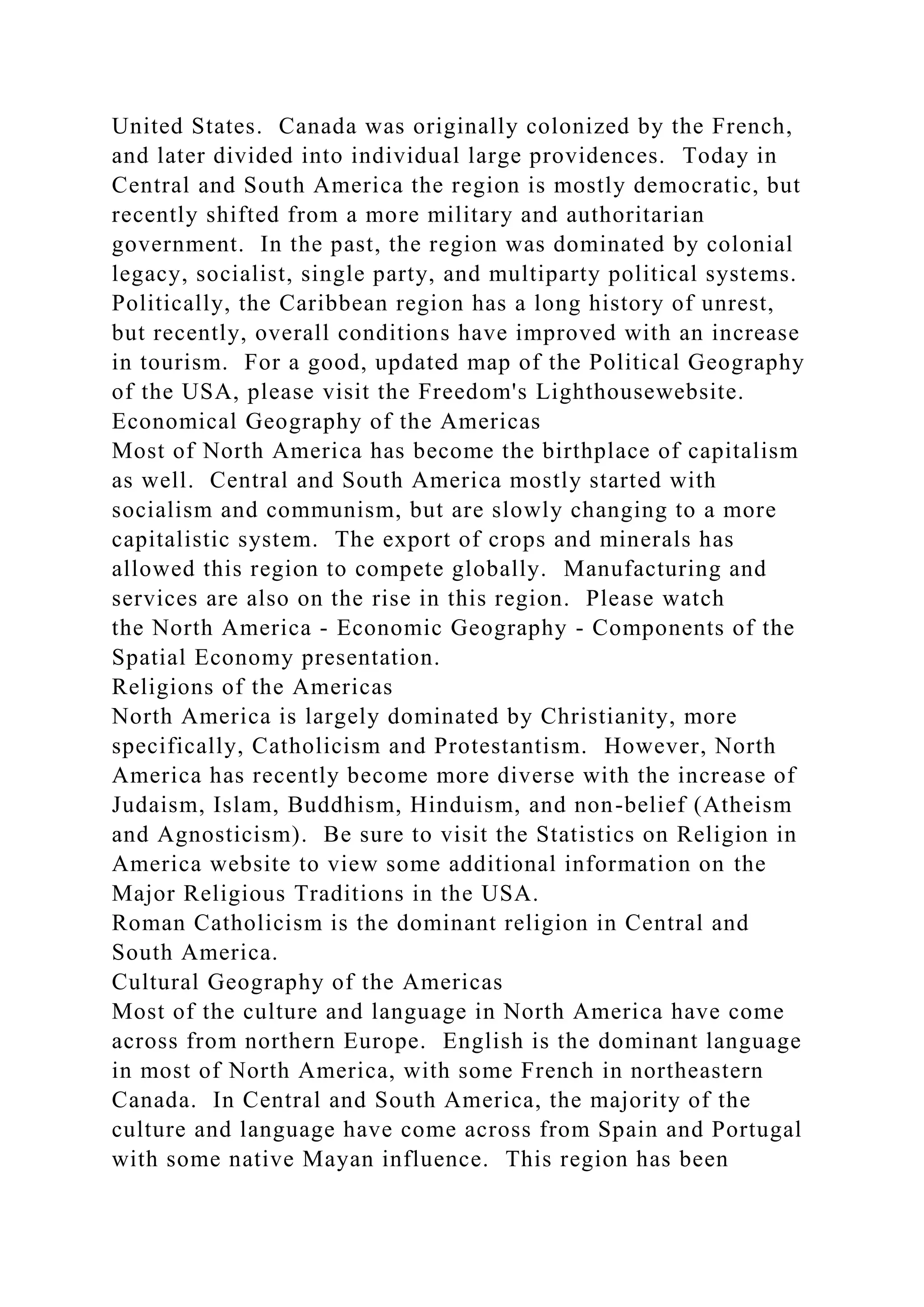 Module 4 OverviewThe America’s Realms and RegionsThis module w.docx ...