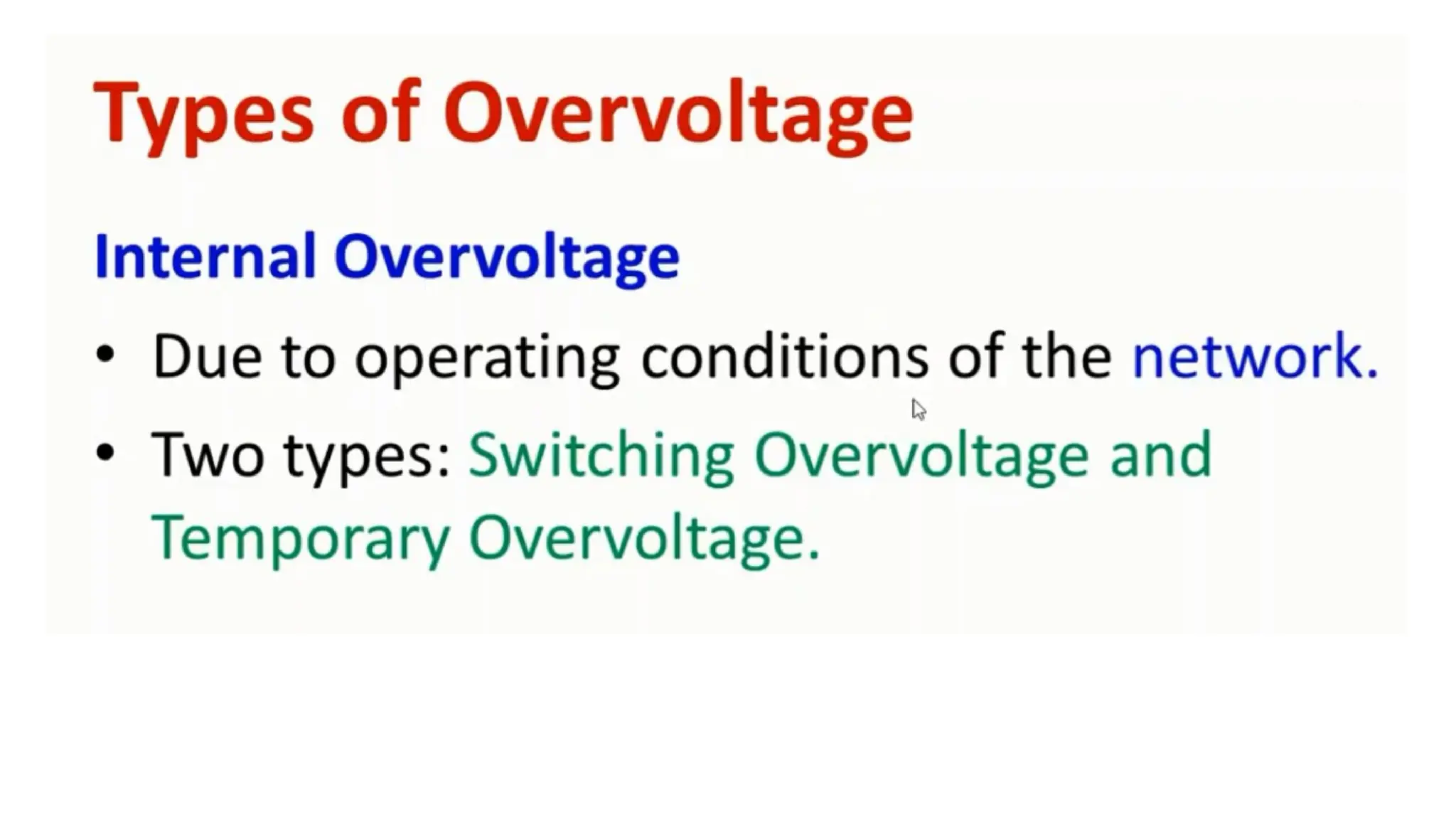 Overvoltage Phenomenon and Insulation Coordination in Electric Power ...