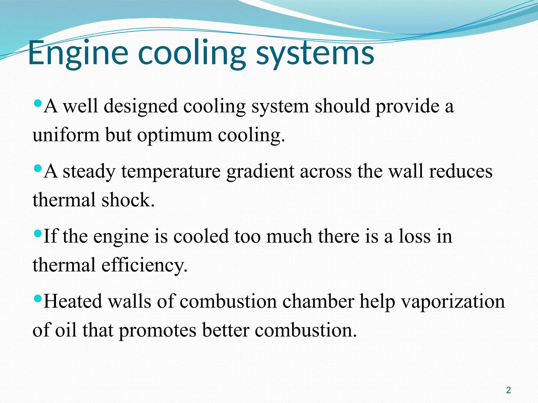 Engine Cooling systems in Internal Combustion Engines | PPT
