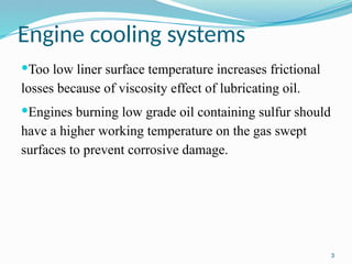 Engine Cooling systems in Internal Combustion Engines | PPTX