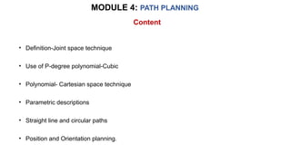 Module 4 Path Planning, Navigation _Robotics | PPTX