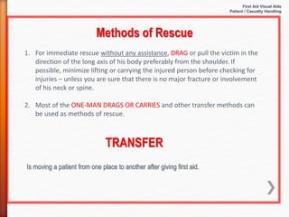Module 4 patient and casualty handling | PPTX