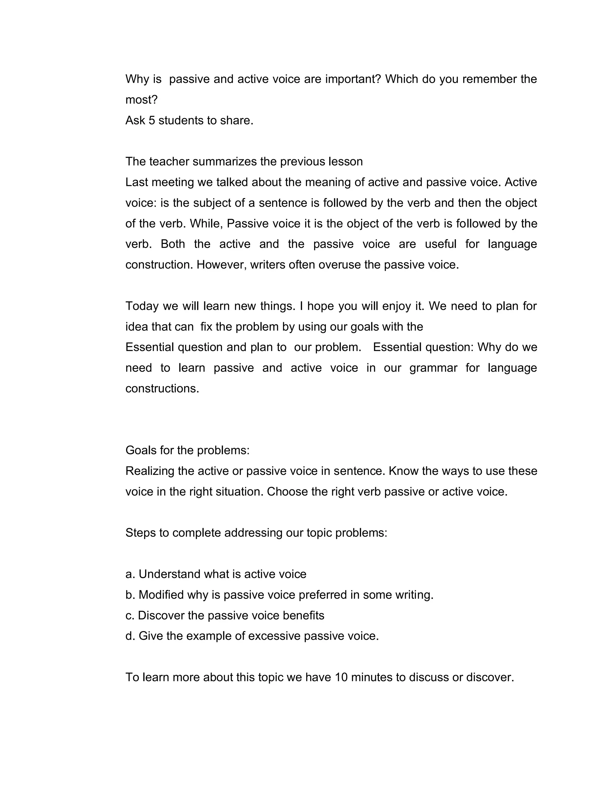 Problem-based lesson plan for grade 9 in english | PDF