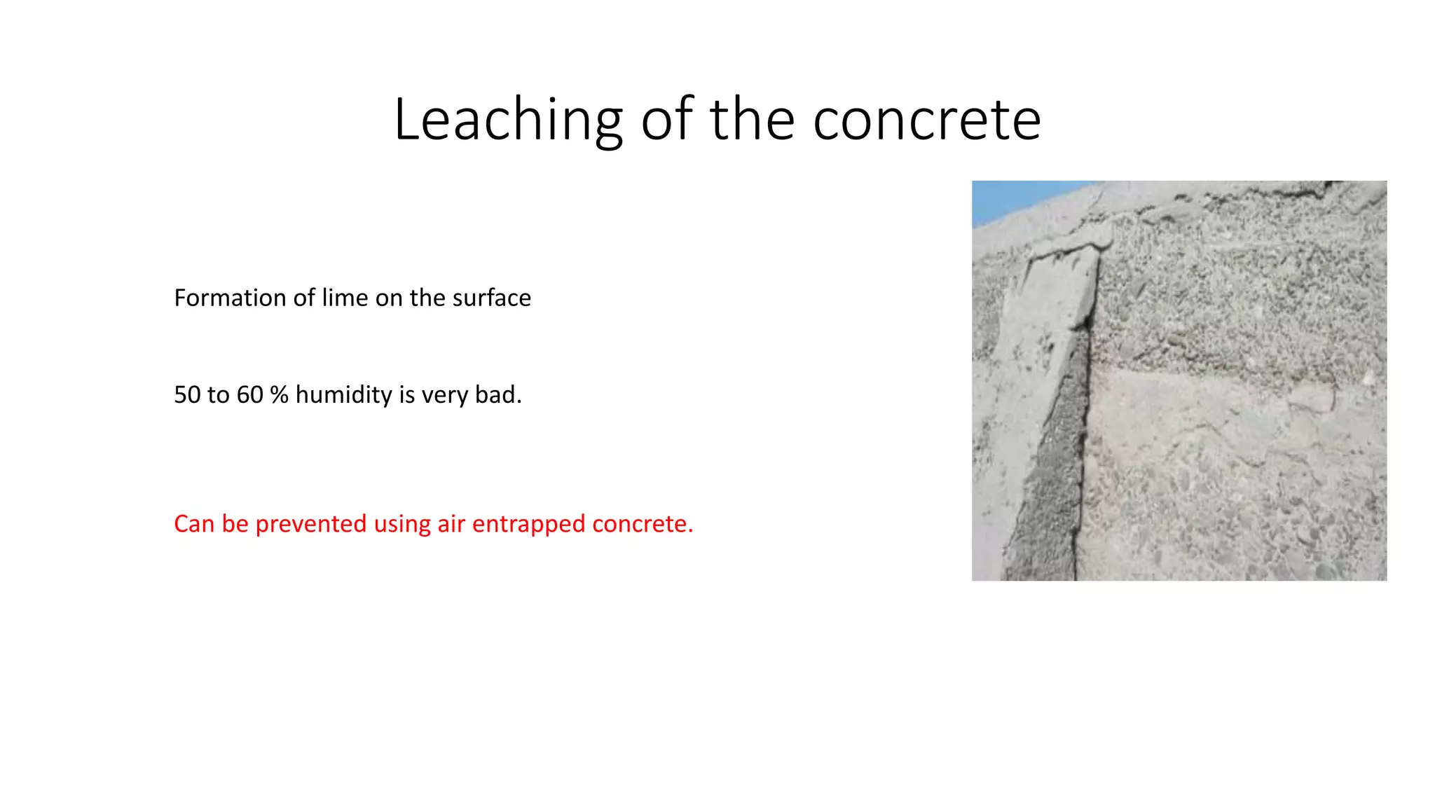 Deterioration of concrete ppt | PPTX