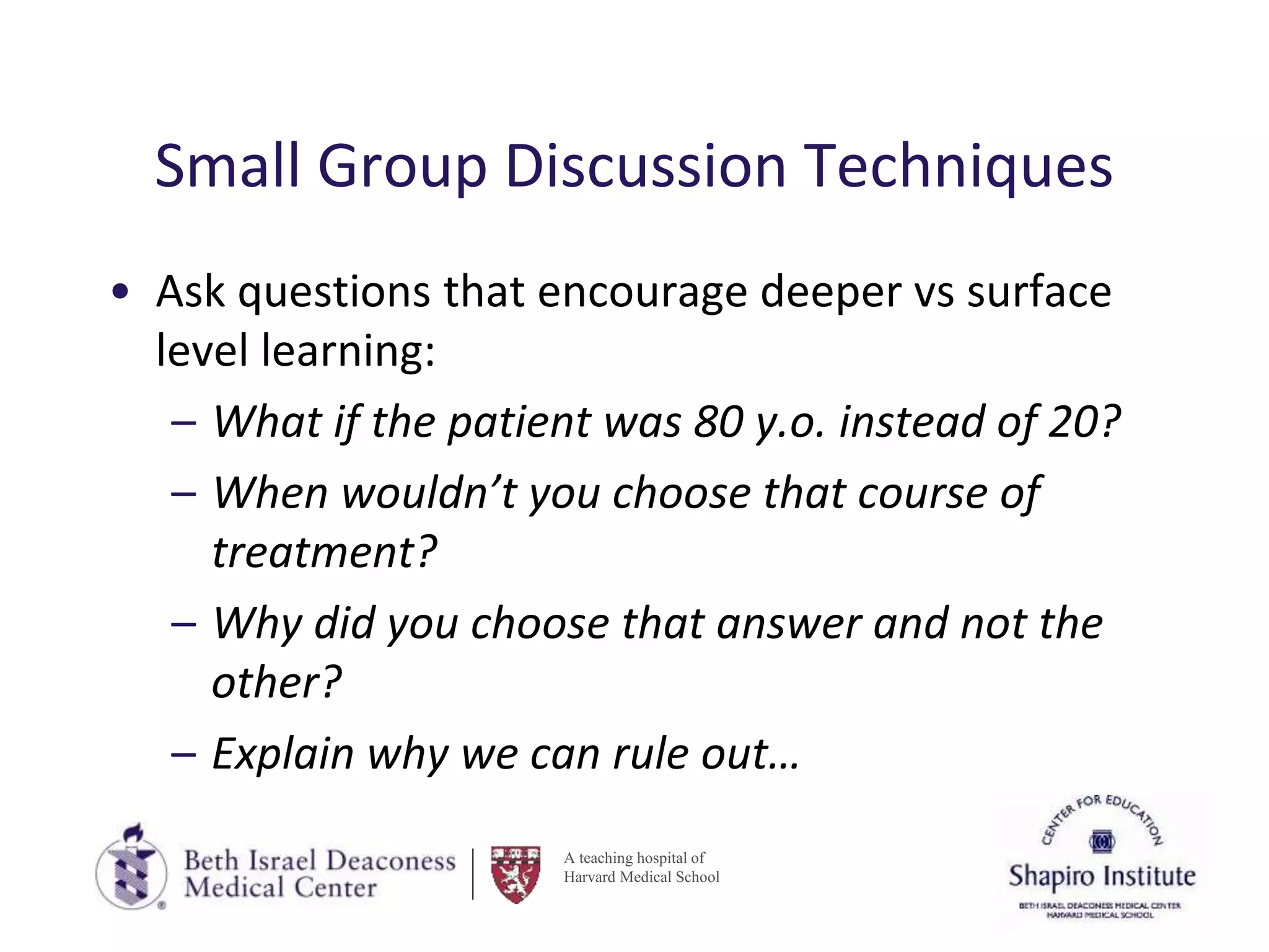 Module 4 Presentation - Leading a Small Group Discussion | PPTX