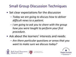 Module 4 Presentation - Leading a Small Group Discussion | PPTX