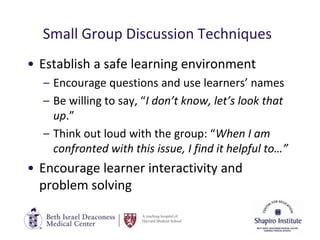 Module 4 Presentation - Leading a Small Group Discussion | PPTX
