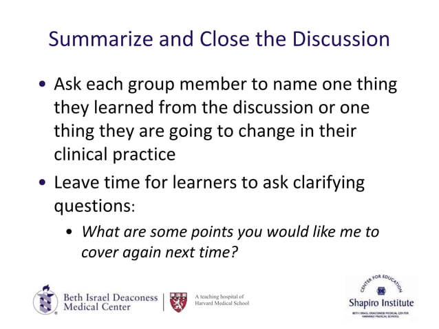Module 4 Presentation - Leading a Small Group Discussion | PPT