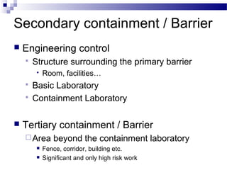 Module 4 primary contaiment and other hazard | PPT