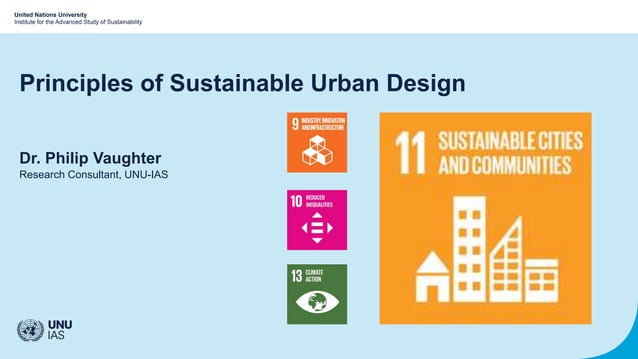 Principles of Sustainable Urban Design | PPTX
