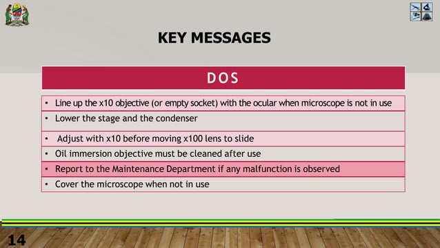 Module 4 Proper Use, Care and Maintenance of a Microscope.pptx