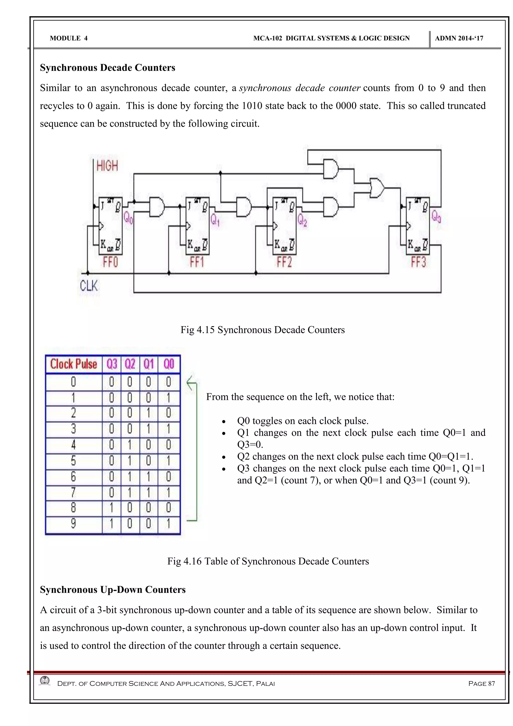 Module 4 registers and counters | PDF