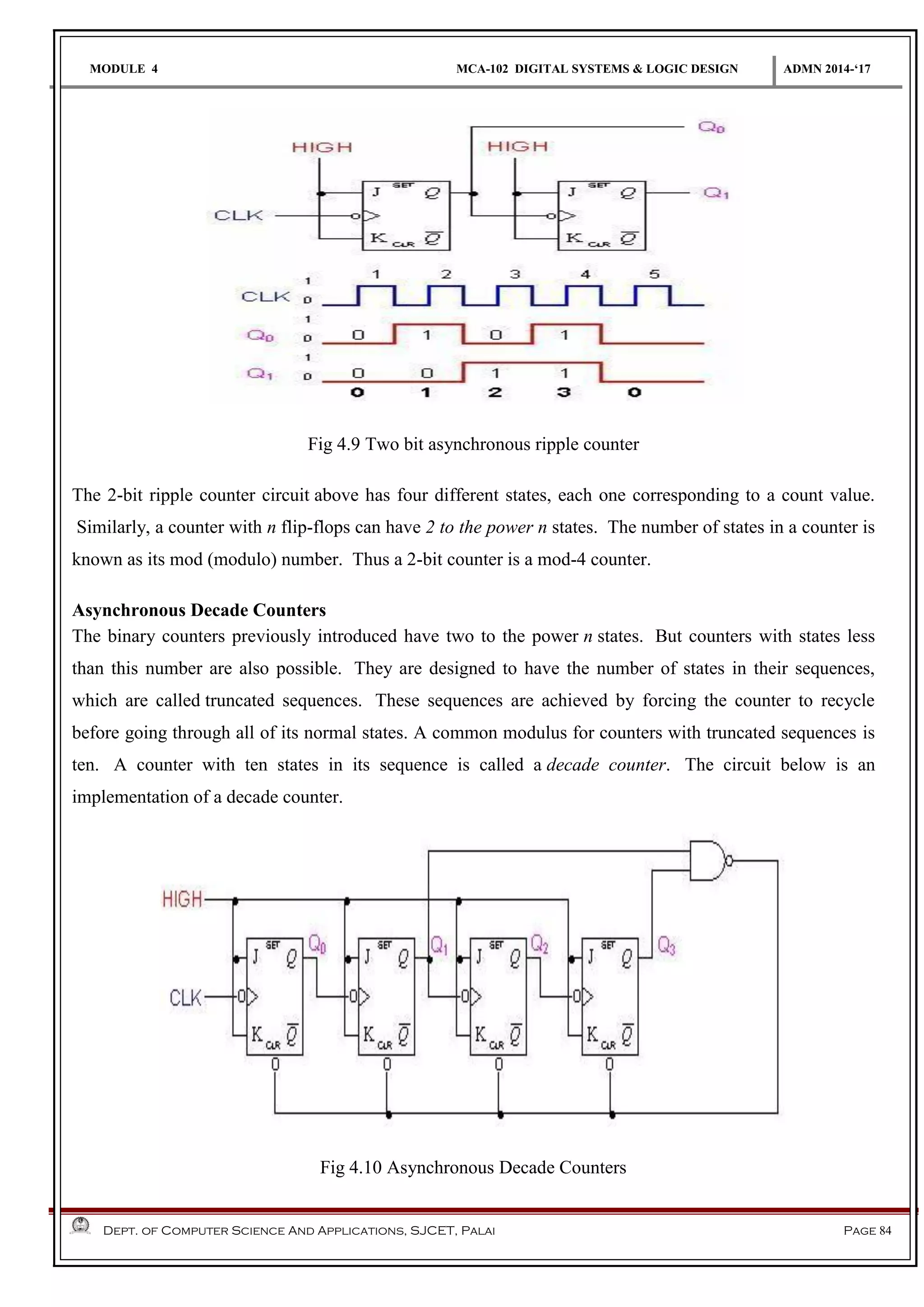 Module 4 registers and counters | PDF