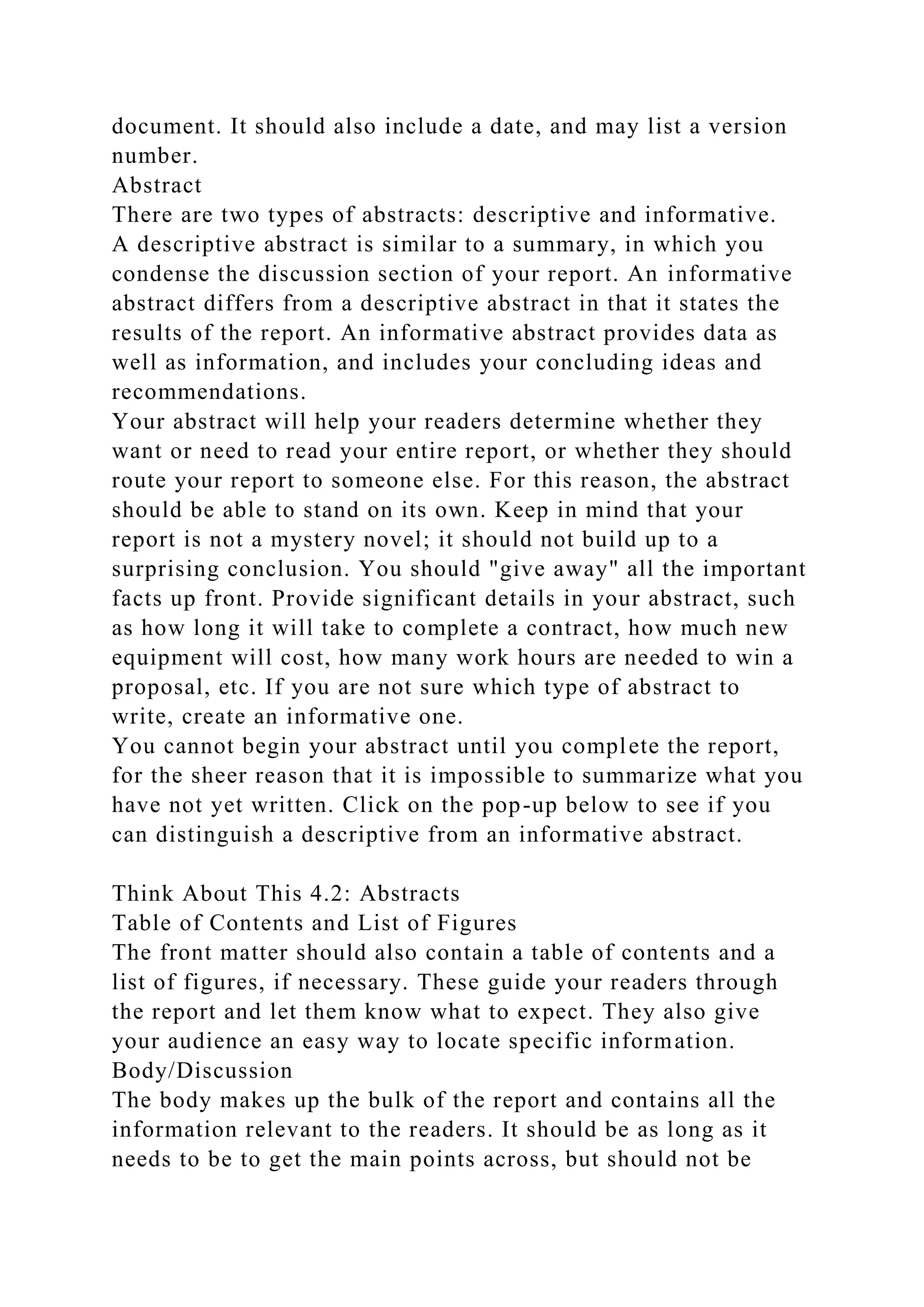 Module 4 Report Writing and ResearchCommentaryTopicsResearc.docx