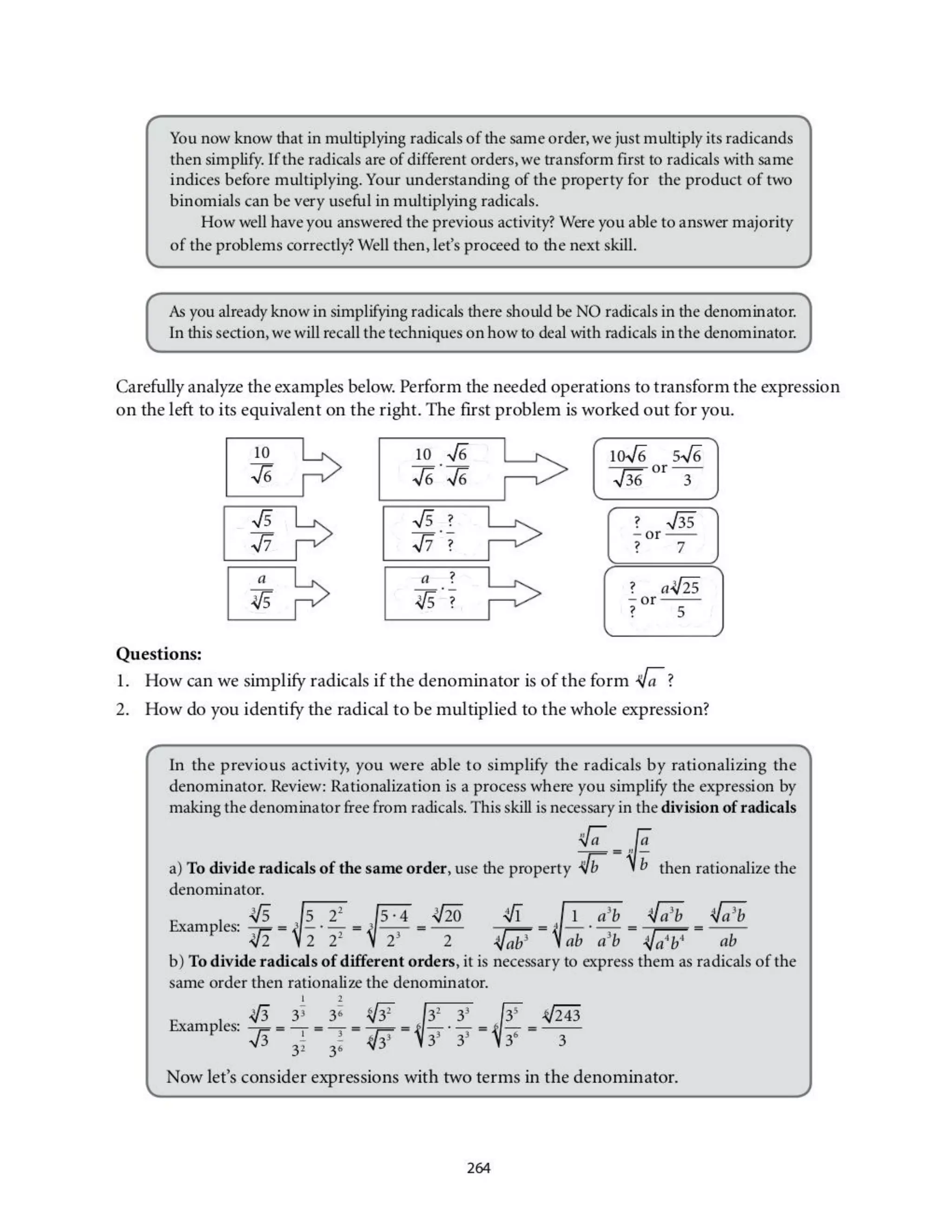 Grade 9 Math Module 4 - Zero Exponents, Negative Integral Exponents ...