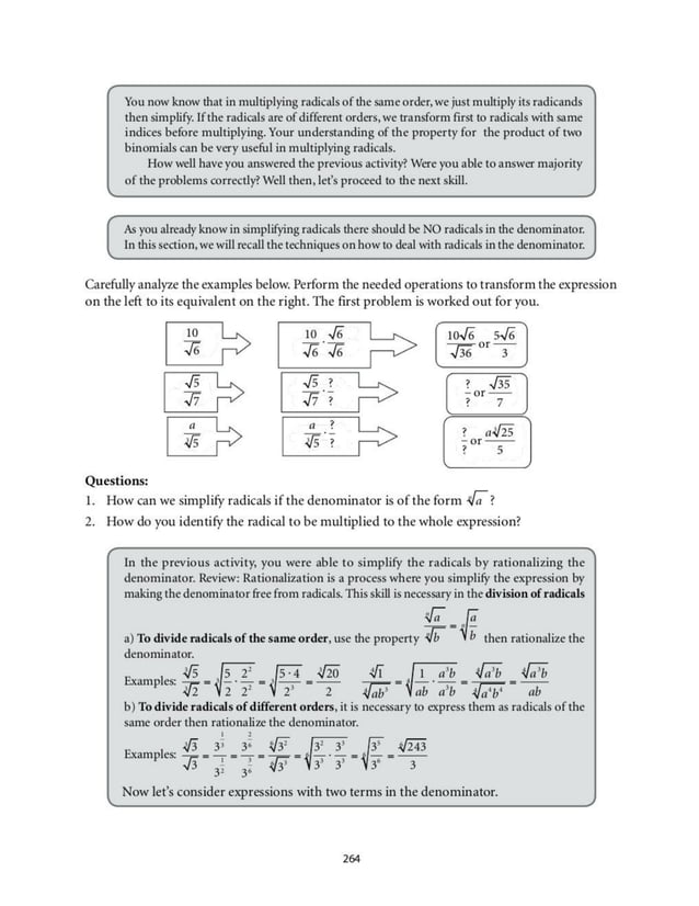 Grade 9 Math Module 4 - Zero Exponents, Negative Integral Exponents ...