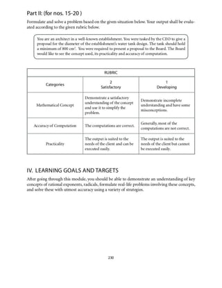 Grade 9 Math Module 4 - Zero Exponents, Negative Integral Exponents ...