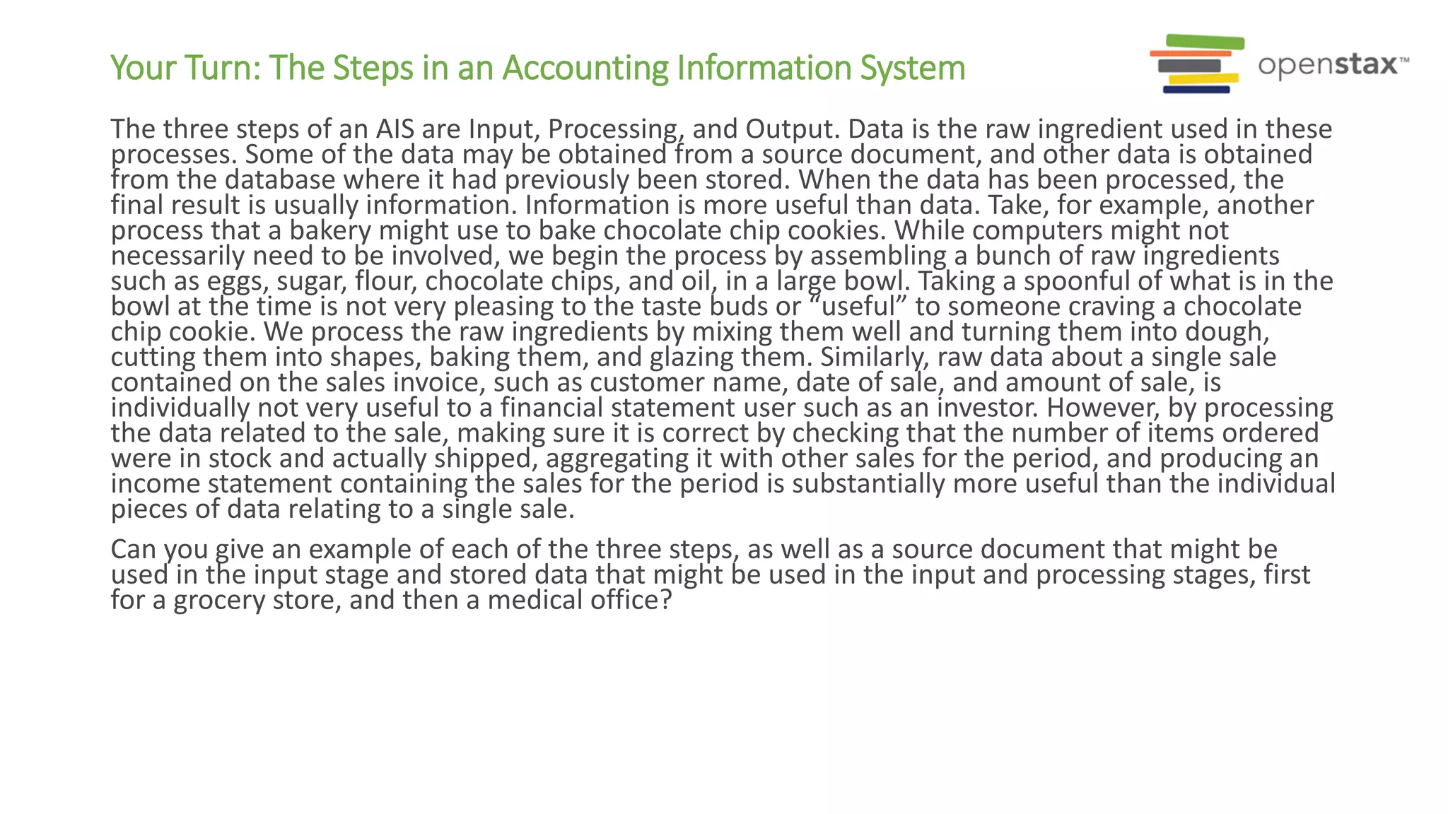 Accounting Information Systems | PPTX