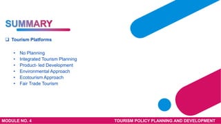 MODULE 4 TOURISM PLATFORMS.pMODULE 4 ptx | PPTX