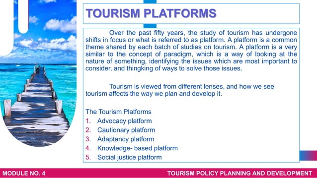 MODULE 4 TOURISM PLATFORMS.pMODULE 4 ptx | PPTX | Travel Preparation ...