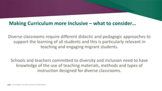 Module 4 towards an inclusive learning curriculum | PPTX