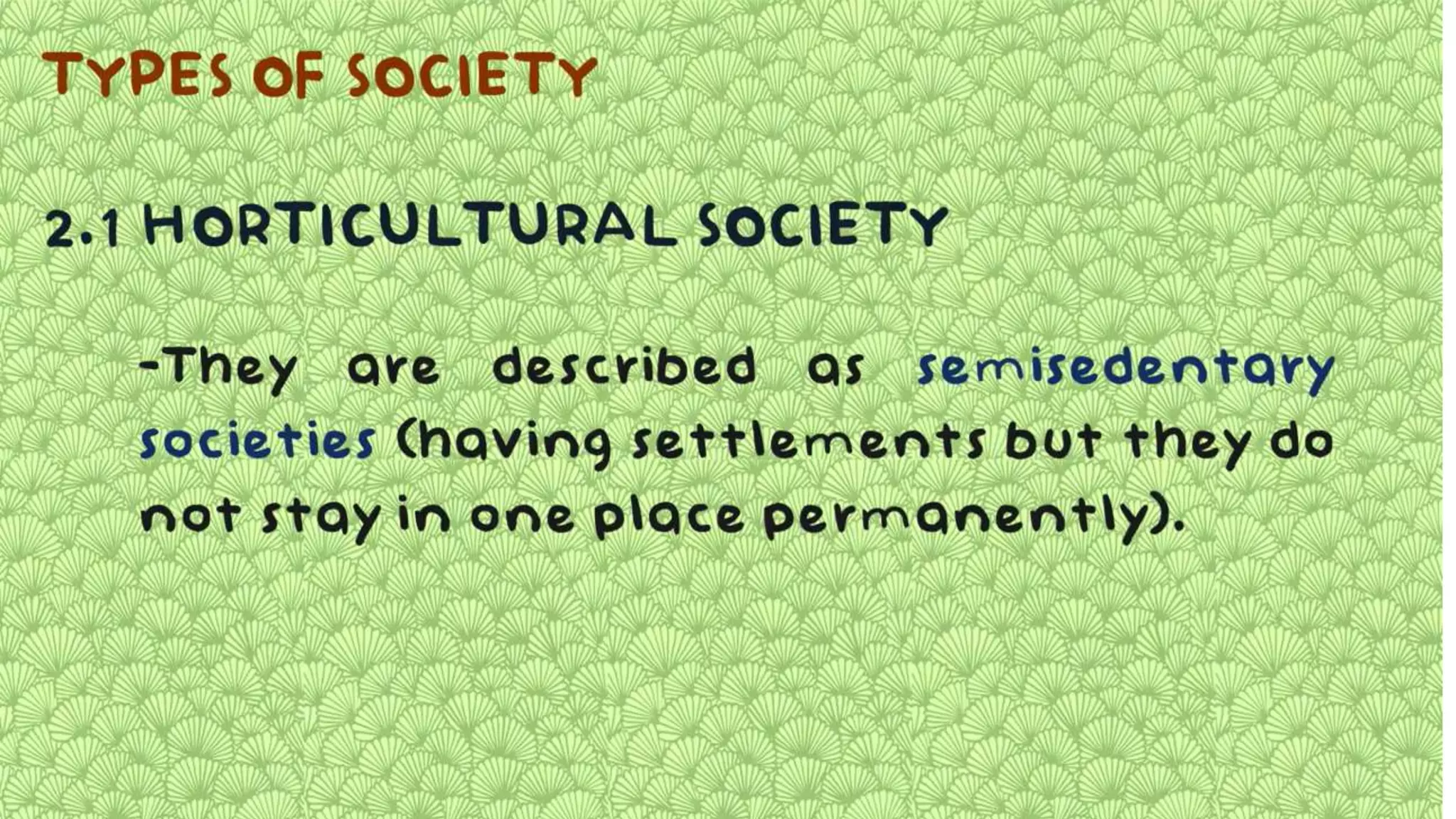 Types of Society (UCSP) | PPTX