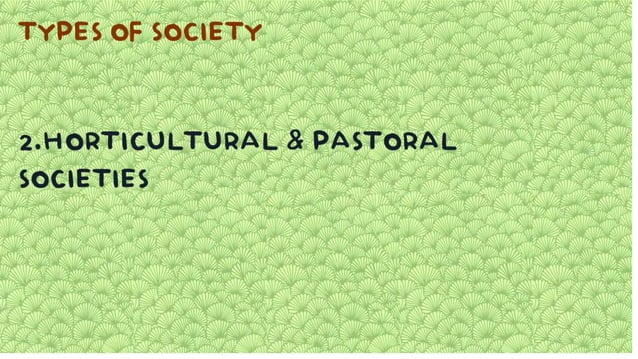 Types of Society (UCSP) | PPTX | Business and Finance