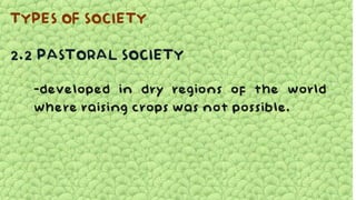 Types of Society (UCSP) | PPTX
