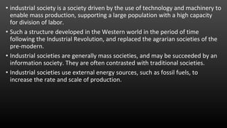 Types of Society (UCSP) | PPTX